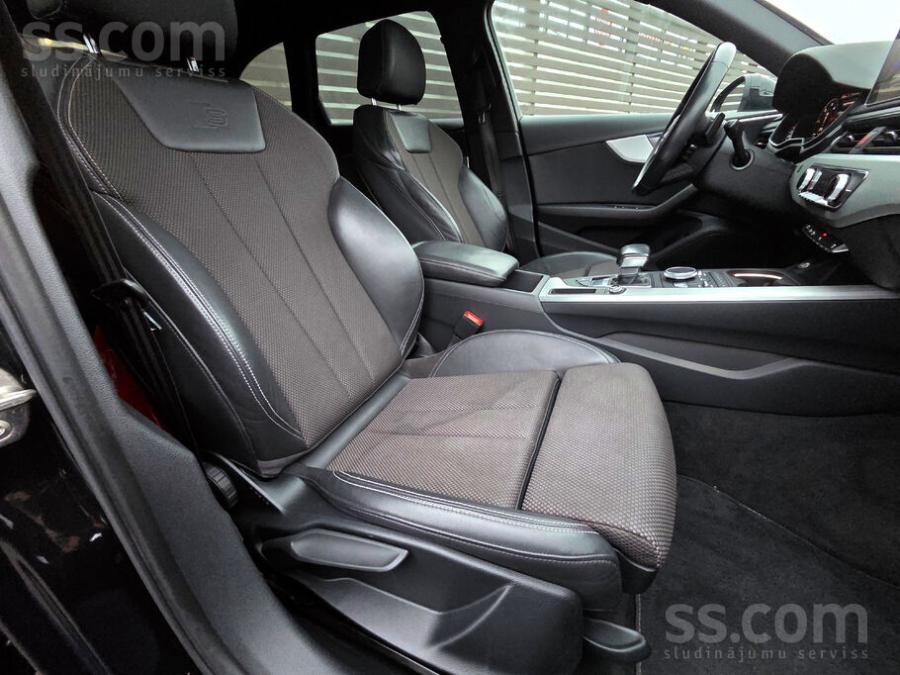 Black Audi A4 2016 in Riga, with an engine capacity of 3.00 L and mileage of 294 thousand km for 13490 €, photo 11 on AUTOMOTO.COM.LV