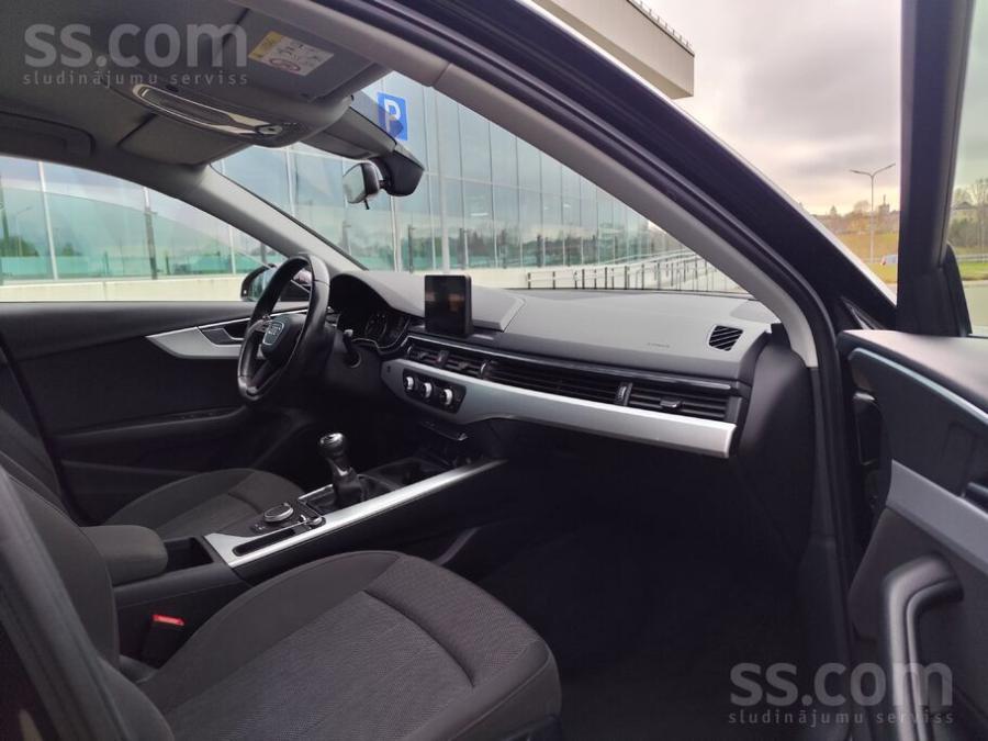 Black Audi A4 2016 in Rezekne, with an engine capacity of 2.00 L and mileage of 335 thousand km for 8900 €, photo 12 on AUTOMOTO.COM.LV