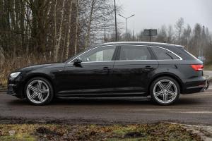 Black Audi A4 2016 in Vilnius, with an engine capacity of 1.97 L and mileage of 240 thousand km for 12900 €, photo 4 on AUTOMOTO.COM.LV