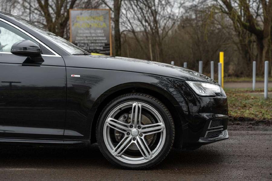 Black Audi A4 2016 in Vilnius, with an engine capacity of 1.97 L and mileage of 240 thousand km for 12900 €, photo 5 on AUTOMOTO.COM.LV
