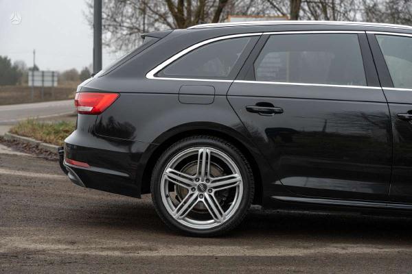 Black Audi A4 2016 in Vilnius, with an engine capacity of 1.97 L and mileage of 240 thousand km for 12900 €, photo 6 on AUTOMOTO.COM.LV