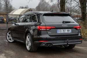 Black Audi A4 2016 in Vilnius, with an engine capacity of 1.97 L and mileage of 240 thousand km for 12900 €, photo 12 on AUTOMOTO.COM.LV
