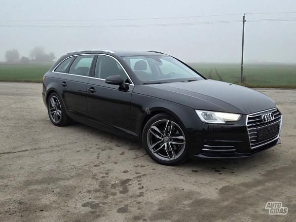 Black Audi A4 2016 in Kaunas, with an engine capacity of 2.00 L and mileage of 309 thousand km for 9850 €, photo 1 on AUTOMOTO.COM.LV