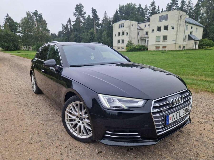Melns Audi A4 2016 Viļņa, ar dzinēja tilpumu 1.97 L un nobraukumu 263 tūkst. km par 12900 €, foto 1 vietnē AUTOMOTO.COM.LV