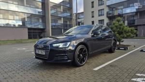 Black Audi A4 2016 in Vilnius, with an engine capacity of 2.00 L and mileage of 184 thousand km for 11600 €, photo  on AUTOMOTO.COM.LV
