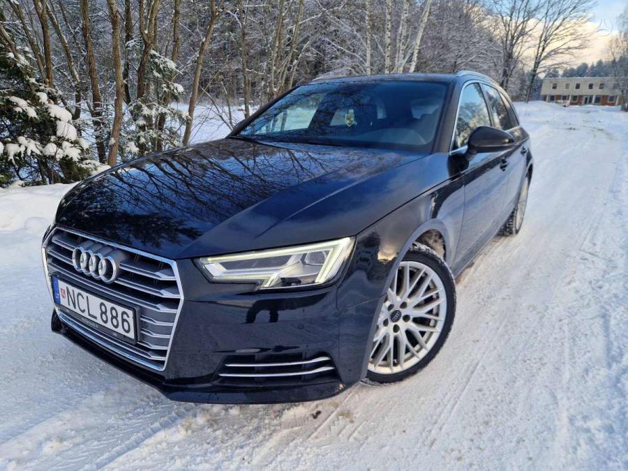 Black Audi A4 2016 in Vilnius, with an engine capacity of 1.97 L and mileage of 262 thousand km for 12400 €, photo 1 on AUTOMOTO.COM.LV