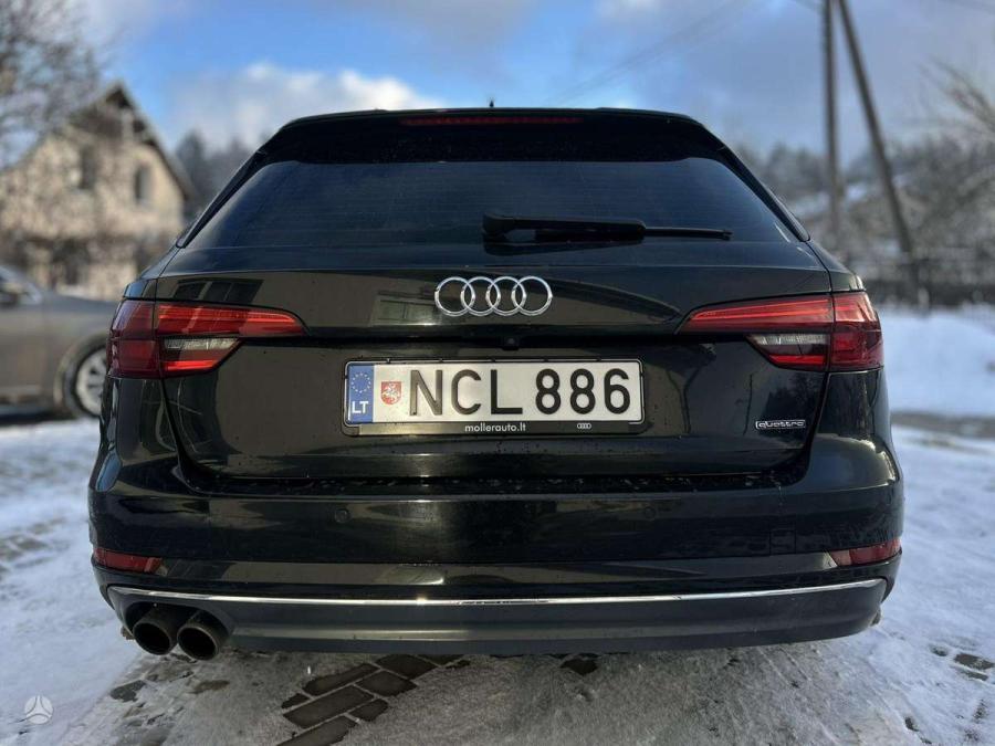 Black Audi A4 2016 in Vilnius, with an engine capacity of 1.97 L and mileage of 262 thousand km for 12400 €, photo 3 on AUTOMOTO.COM.LV