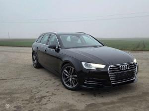 Black Audi A4 2016 in Kaunas, with an engine capacity of 1.97 L and mileage of 309 thousand km for 9899 €, photo  on AUTOMOTO.COM.LV