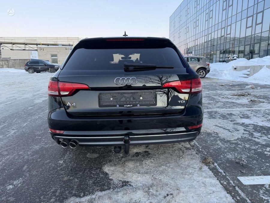 Black Audi A4 2016 in Panevezys, with an engine capacity of 1.97 L and mileage of 225 thousand km for 12500 €, photo 6 on AUTOMOTO.COM.LV