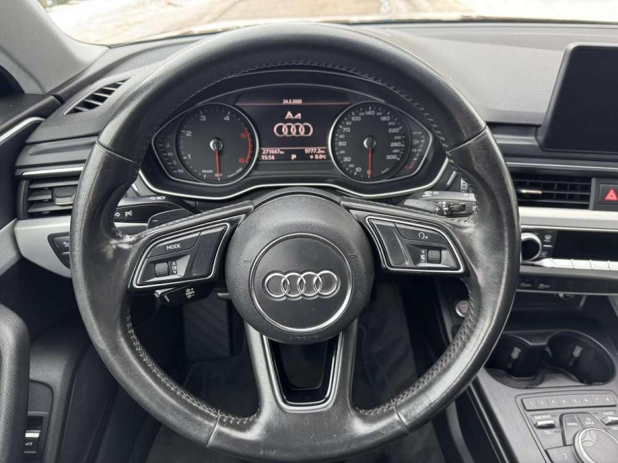 Melns Audi A4 2016 Alīta, ar dzinēja tilpumu 1.97 L un nobraukumu 271 tūkst. km par 10900 €, foto 24 vietnē AUTOMOTO.COM.LV