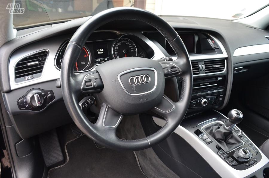 Black Audi A4 2016 in Kaunas, with an engine capacity of 2.00 L and mileage of 189 thousand km for 8650 €, photo 20 on AUTOMOTO.COM.LV