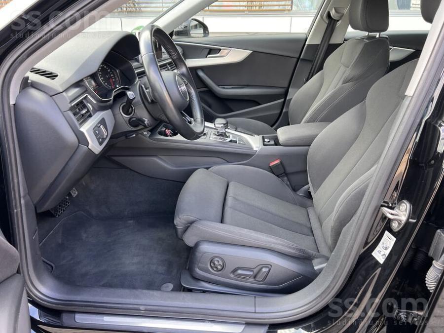 Black Audi A4 2016 in Riga, with an engine capacity of 2.00 L and mileage of 262 thousand km for 12250 €, photo 9 on AUTOMOTO.COM.LV