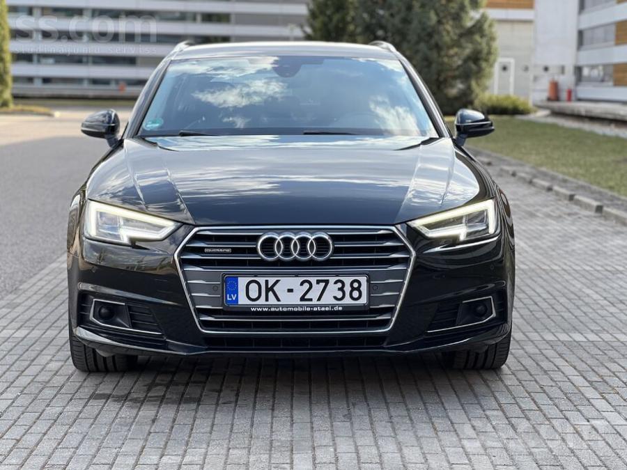 Black Audi A4 2016 in Riga, with an engine capacity of 2.00 L and mileage of 262 thousand km for 12250 €, photo 15 on AUTOMOTO.COM.LV