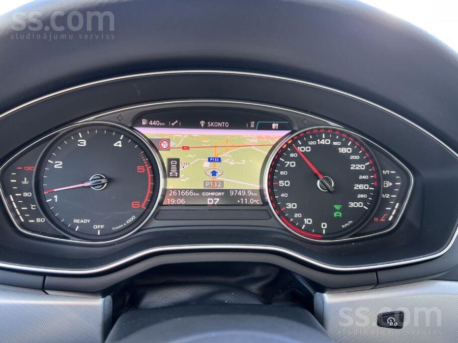 Black Audi A4 2016 in Riga, with an engine capacity of 2.00 L and mileage of 262 thousand km for 12250 €, photo 32 on AUTOMOTO.COM.LV