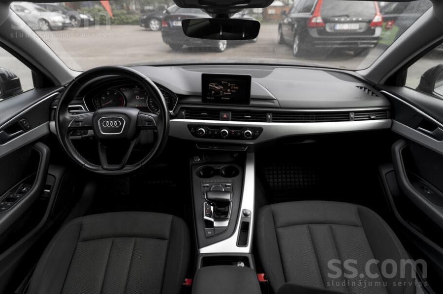 Black Audi A4 2016 in Riga, with an engine capacity of 2.00 L and mileage of 251 thousand km for 11400 €, photo 10 on AUTOMOTO.COM.LV