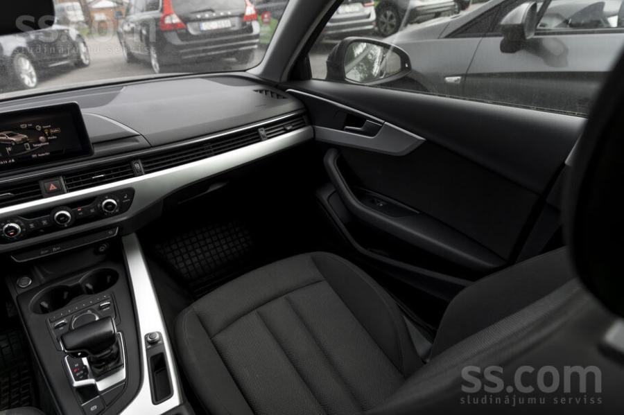 Black Audi A4 2016 in Riga, with an engine capacity of 2.00 L and mileage of 251 thousand km for 11400 €, photo 11 on AUTOMOTO.COM.LV