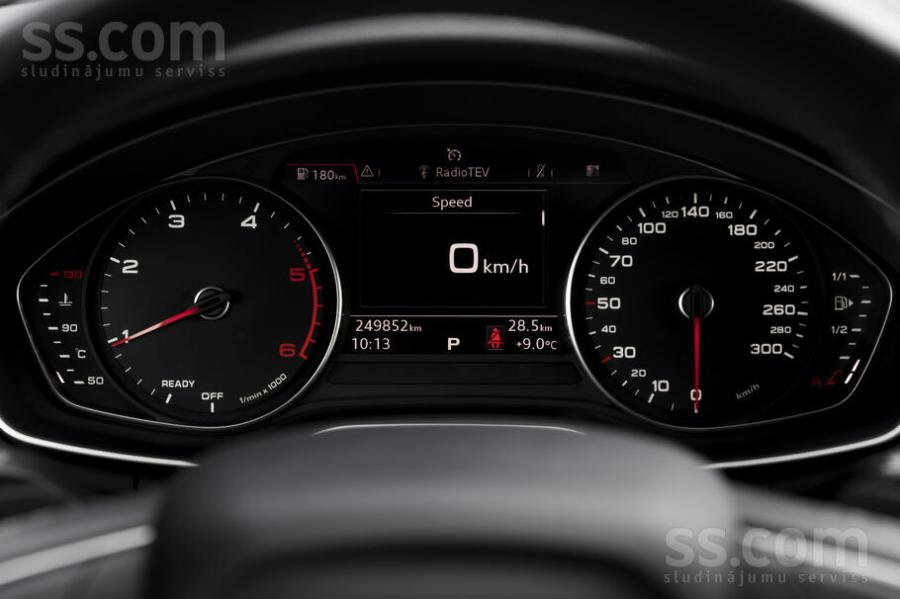 Black Audi A4 2016 in Riga, with an engine capacity of 2.00 L and mileage of 251 thousand km for 11400 €, photo 12 on AUTOMOTO.COM.LV
