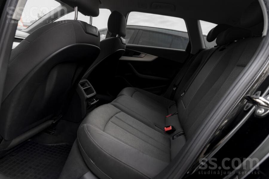 Black Audi A4 2016 in Riga, with an engine capacity of 2.00 L and mileage of 251 thousand km for 11400 €, photo 18 on AUTOMOTO.COM.LV
