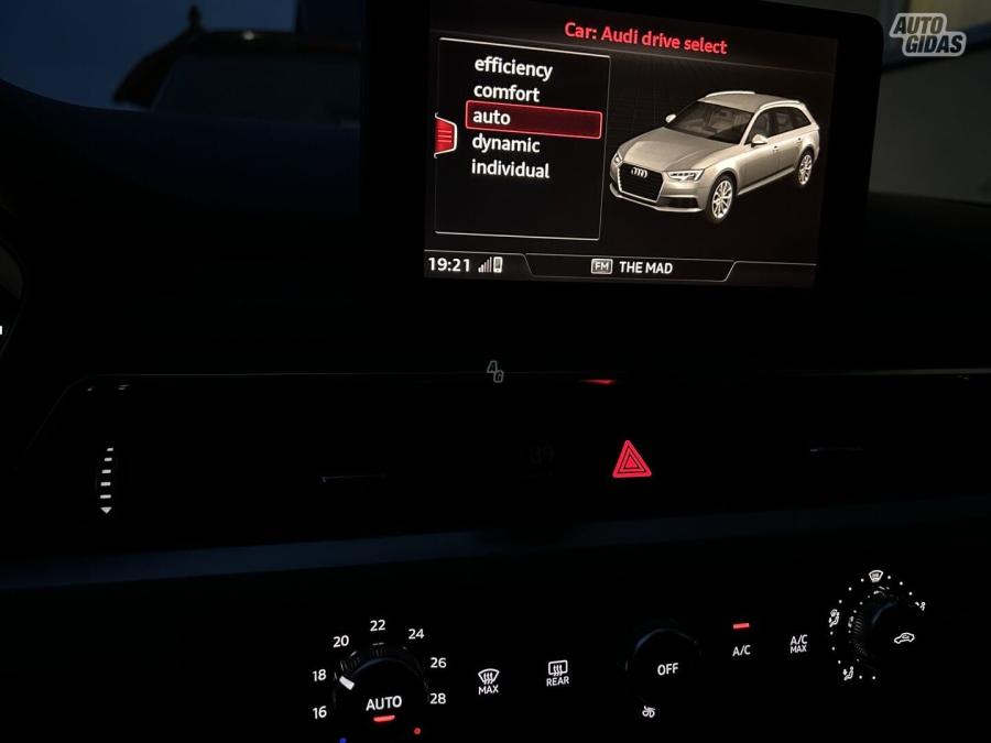 Black Audi A4 2016 in Vilnius, with an engine capacity of 2.00 L and mileage of 230 thousand km for 14800 €, photo 25 on AUTOMOTO.COM.LV