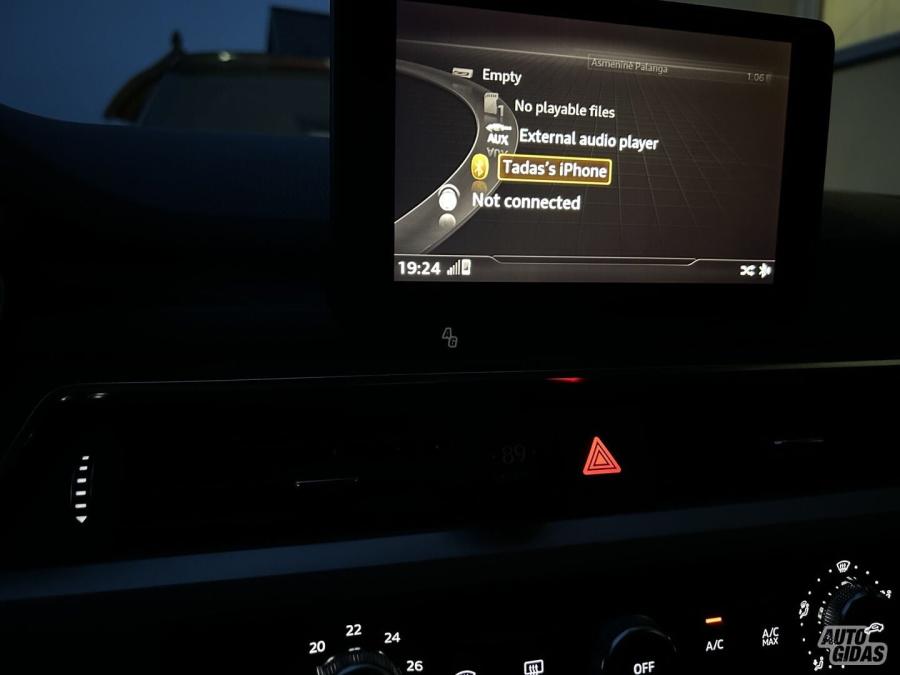 Black Audi A4 2016 in Vilnius, with an engine capacity of 2.00 L and mileage of 230 thousand km for 14800 €, photo 28 on AUTOMOTO.COM.LV