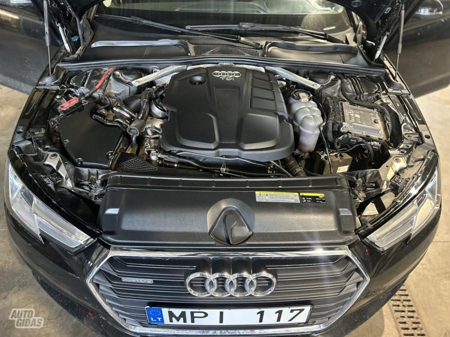 Black Audi A4 2016 in Vilnius, with an engine capacity of 2.00 L and mileage of 230 thousand km for 14800 €, photo 30 on AUTOMOTO.COM.LV