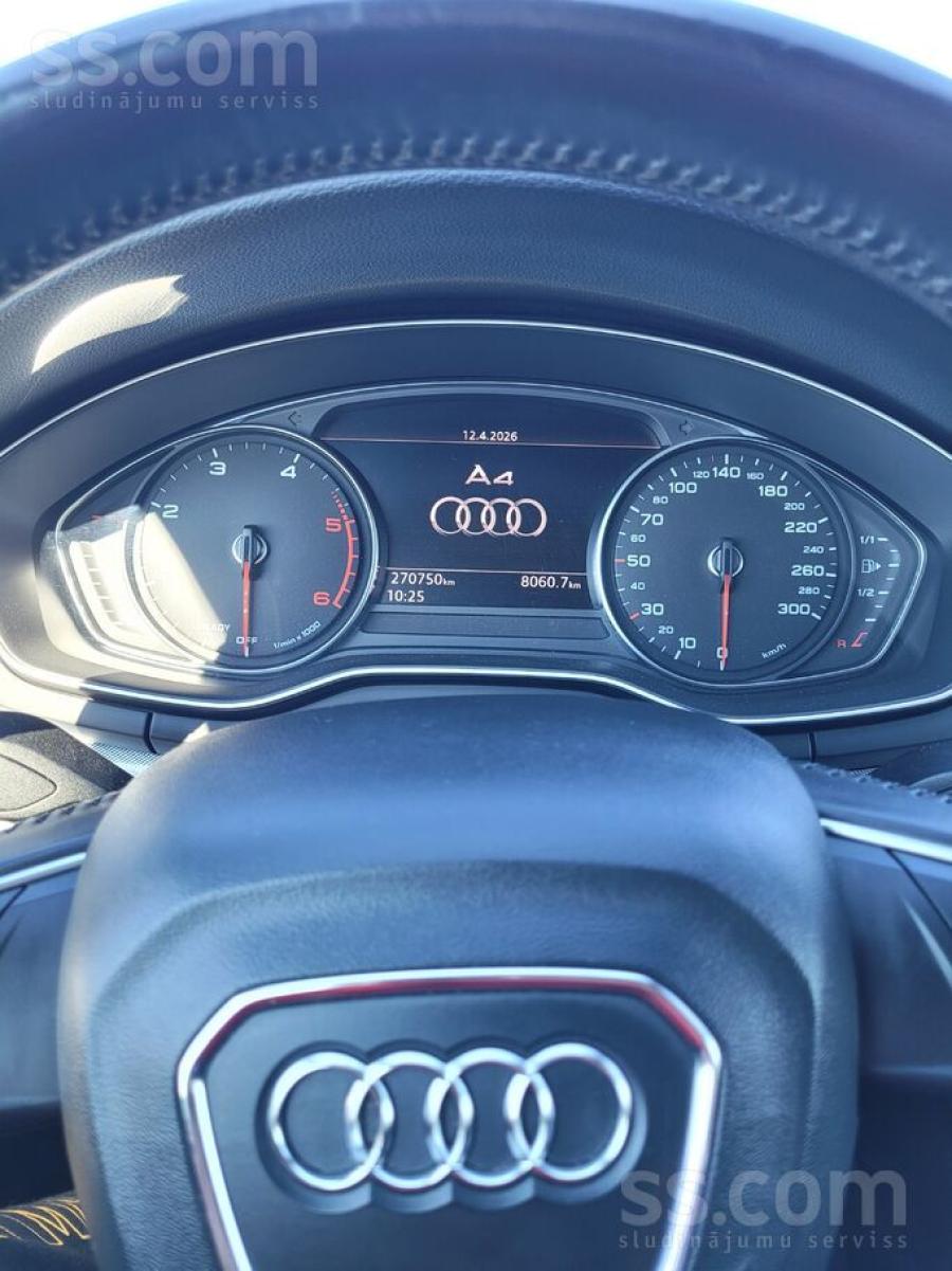 Melns Audi A4 2016 Bauska, ar dzinēja tilpumu 2.00 L un nobraukumu 269 tūkst. km par 11600 €, foto 9 vietnē AUTOMOTO.COM.LV