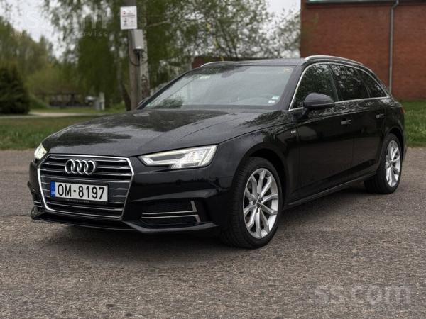 Black Audi A4 2016 in Riga, with an engine capacity of 2.00 L and mileage of 225 thousand km for 13800 €, photo 1 on AUTOMOTO.COM.LV