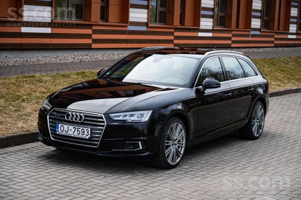 Black Audi A4 2016 in Riga, with an engine capacity of 3.00 L and mileage of 306 thousand km for 12500 €, photo 1 on AUTOMOTO.COM.LV