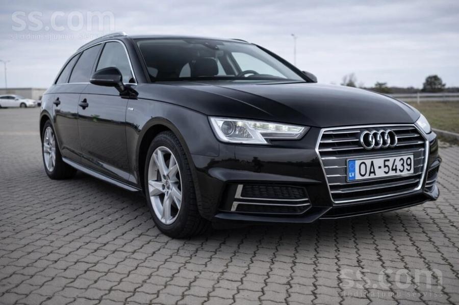 Black Audi A4 2016 in Riga, with an engine capacity of 3.00 L and mileage of 259 thousand km for 12490 €, photo 3 on AUTOMOTO.COM.LV