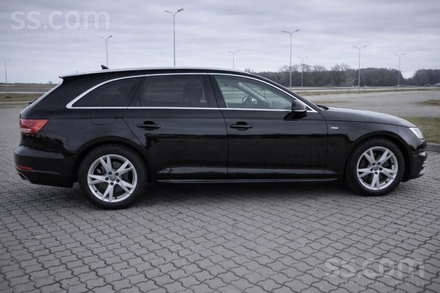 Black Audi A4 2016 in Riga, with an engine capacity of 3.00 L and mileage of 259 thousand km for 12490 €, photo 4 on AUTOMOTO.COM.LV
