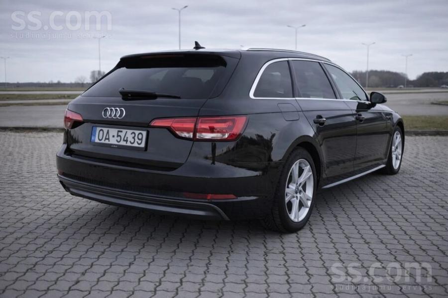 Black Audi A4 2016 in Riga, with an engine capacity of 3.00 L and mileage of 259 thousand km for 12490 €, photo 5 on AUTOMOTO.COM.LV