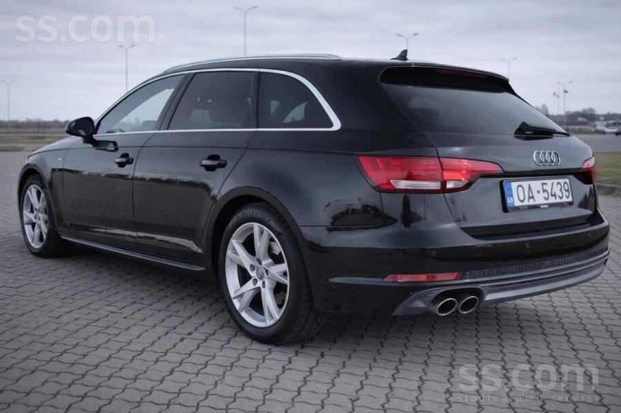Black Audi A4 2016 in Riga, with an engine capacity of 3.00 L and mileage of 259 thousand km for 12490 €, photo 6 on AUTOMOTO.COM.LV