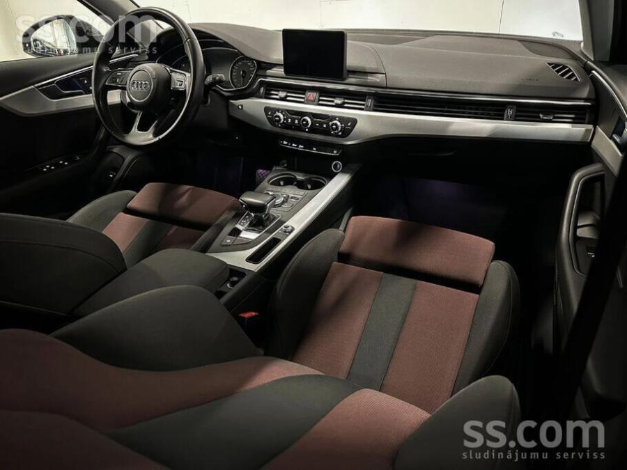 Black Audi A4 2016 in Riga, with an engine capacity of 3.00 L and mileage of 259 thousand km for 12490 €, photo 11 on AUTOMOTO.COM.LV