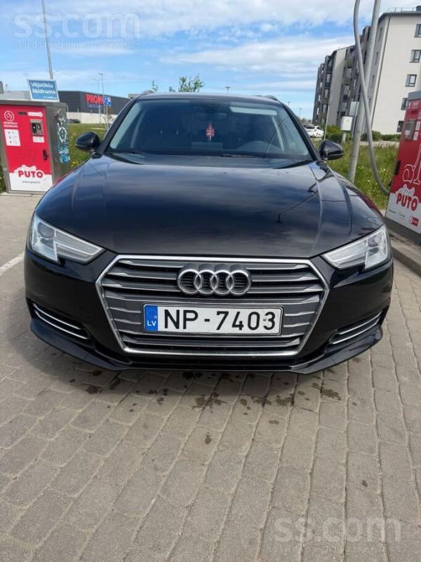 Black Audi A4 2016 in Riga, with an engine capacity of 2.00 L and mileage of 537 thousand km for 7800 €, photo 1 on AUTOMOTO.COM.LV
