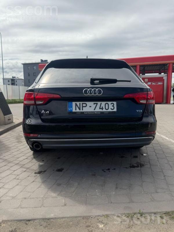 Black Audi A4 2016 in Riga, with an engine capacity of 2.00 L and mileage of 537 thousand km for 7800 €, photo 3 on AUTOMOTO.COM.LV