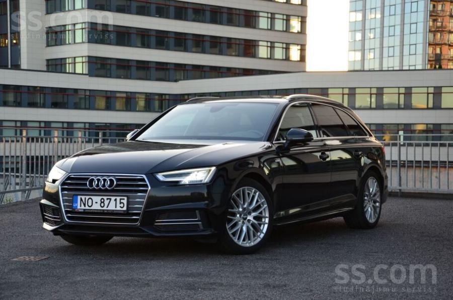 Melns Audi A4 2016 Rīga, ar dzinēja tilpumu 2.00 L un nobraukumu 293 tūkst. km par 15299 €, foto 3 vietnē AUTOMOTO.COM.LV