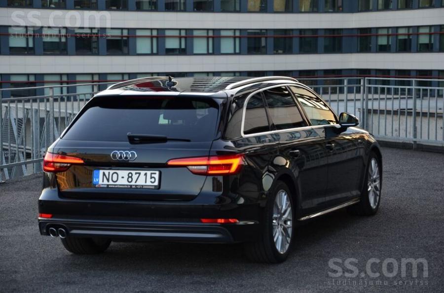 Melns Audi A4 2016 Rīga, ar dzinēja tilpumu 2.00 L un nobraukumu 293 tūkst. km par 15299 €, foto 7 vietnē AUTOMOTO.COM.LV