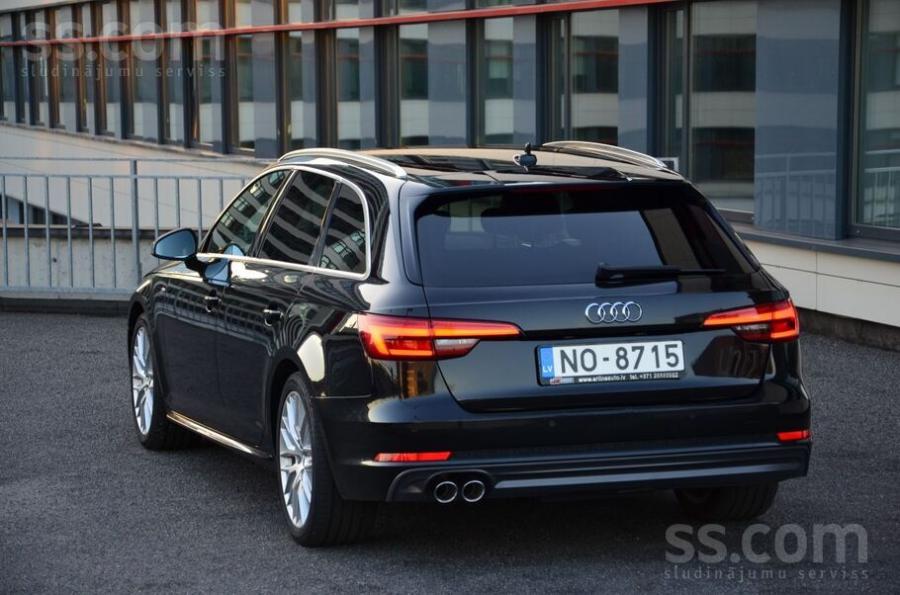 Melns Audi A4 2016 Rīga, ar dzinēja tilpumu 2.00 L un nobraukumu 293 tūkst. km par 15299 €, foto 8 vietnē AUTOMOTO.COM.LV