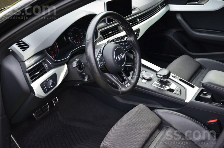 Melns Audi A4 2016 Rīga, ar dzinēja tilpumu 2.00 L un nobraukumu 293 tūkst. km par 15299 €, foto 25 vietnē AUTOMOTO.COM.LV
