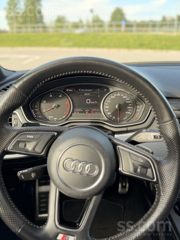 Melns Audi A4 2016 Talsi, ar dzinēja tilpumu 2.00 L un nobraukumu 230 tūkst. km par 15000 €, foto 9 vietnē AUTOMOTO.COM.LV