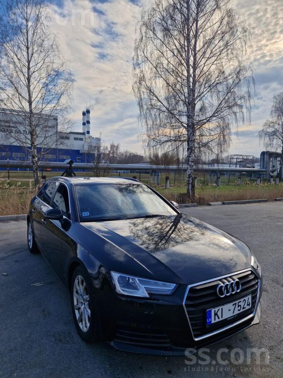 Black Audi A4 2016 in Riga, with an engine capacity of 2.00 L and mileage of 0 thousand km for 16900 €, photo 1 on AUTOMOTO.COM.LV