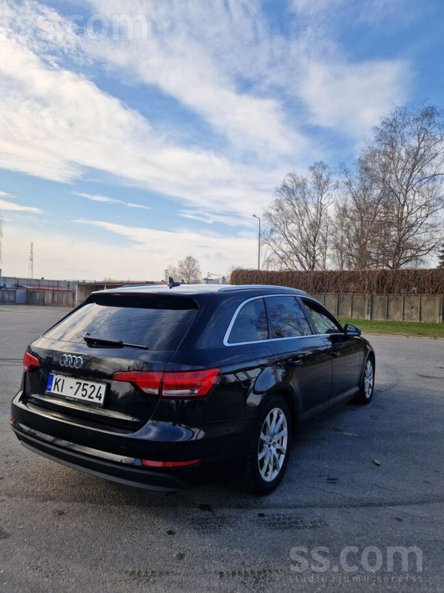 Black Audi A4 2016 in Riga, with an engine capacity of 2.00 L and mileage of 0 thousand km for 16900 €, photo 3 on AUTOMOTO.COM.LV