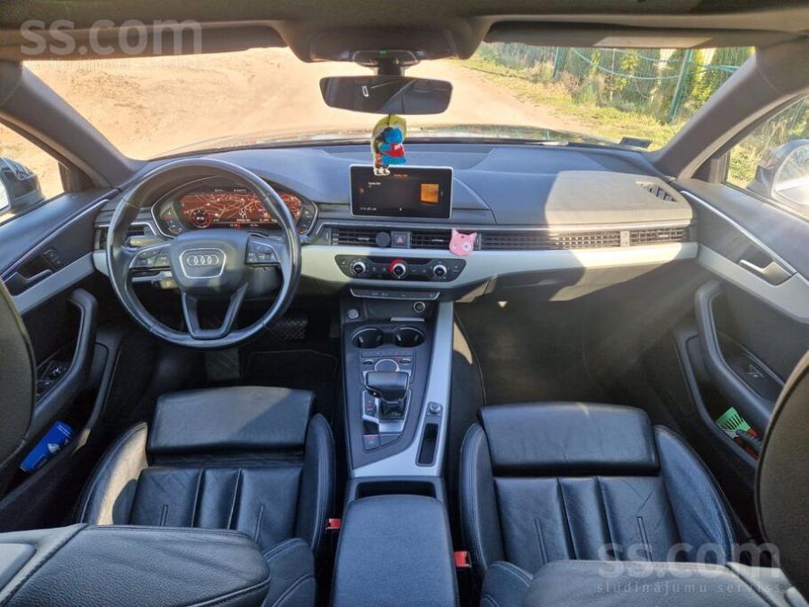 Black Audi A4 2016 in Riga, with an engine capacity of 2.00 L and mileage of 0 thousand km for 16900 €, photo 7 on AUTOMOTO.COM.LV