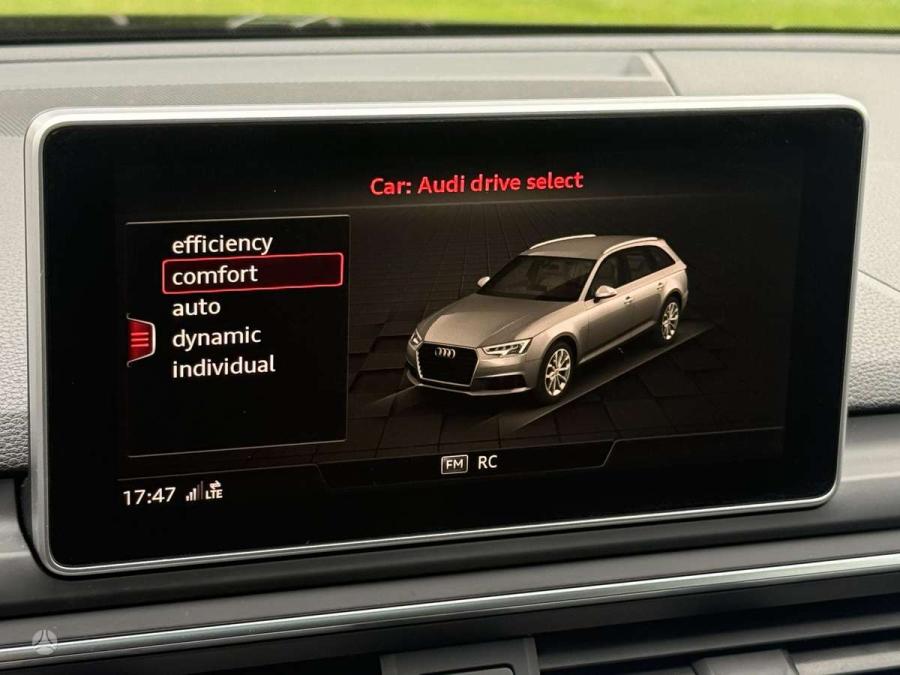 Melns Audi A4 2016 Kauņa, ar dzinēja tilpumu 2.97 L un nobraukumu 265 tūkst. km par 11250 €, foto 18 vietnē AUTOMOTO.COM.LV