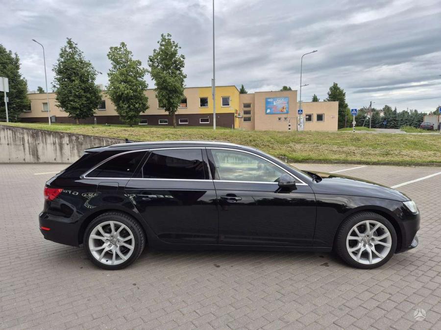 Black Audi A4 2016 in Utena, with an engine capacity of 1.97 L and mileage of 310 thousand km for 8990 €, photo 7 on AUTOMOTO.COM.LV