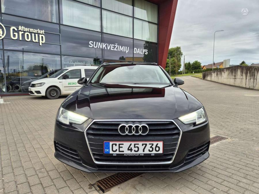 Black Audi A4 2016 in Utena, with an engine capacity of 1.97 L and mileage of 310 thousand km for 8990 €, photo 8 on AUTOMOTO.COM.LV