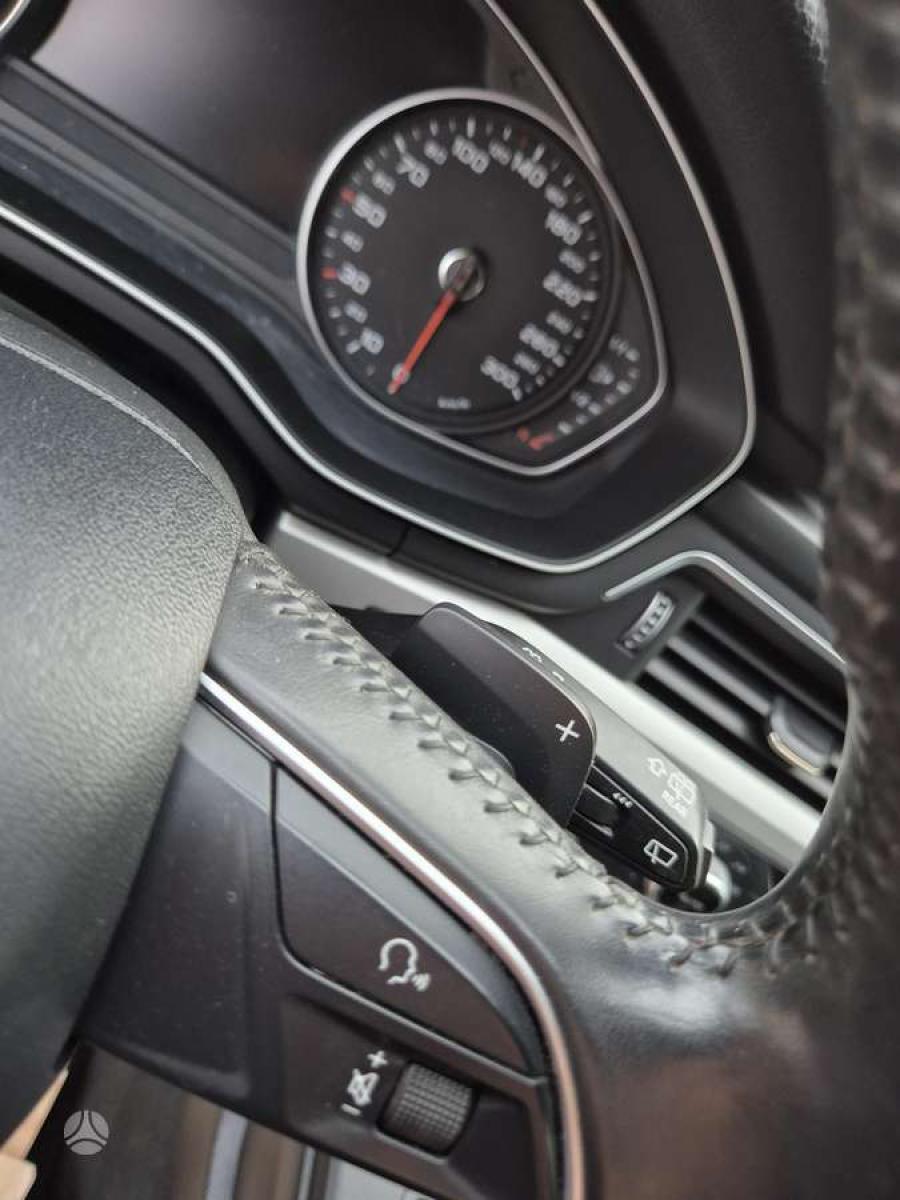 Black Audi A4 2016 in Utena, with an engine capacity of 1.97 L and mileage of 310 thousand km for 8990 €, photo 16 on AUTOMOTO.COM.LV