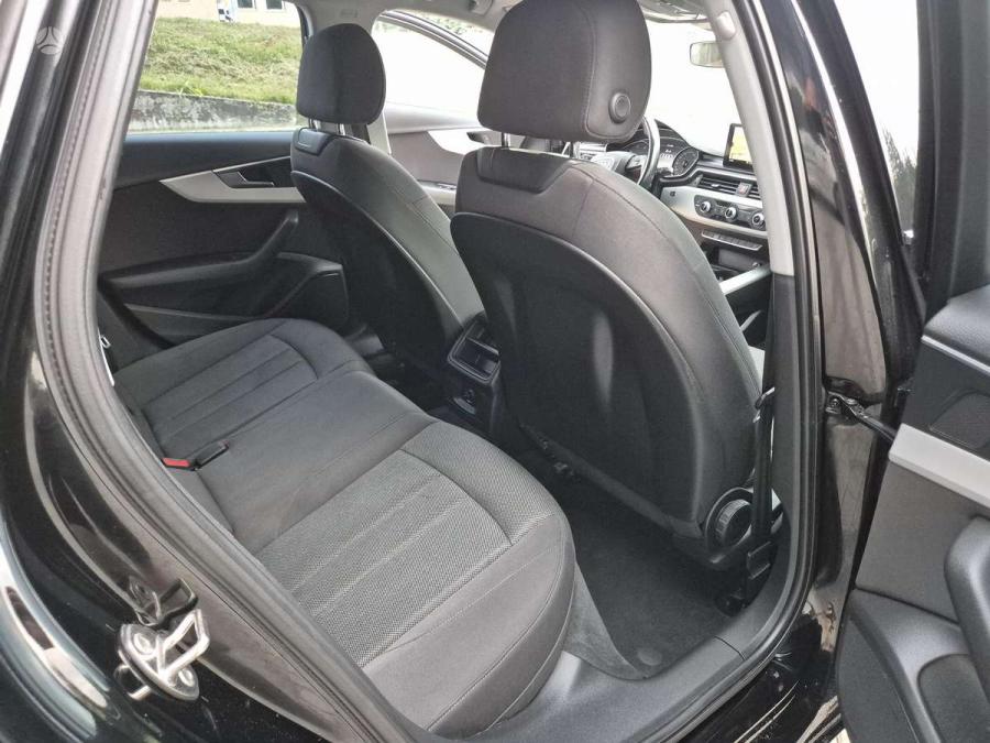 Black Audi A4 2016 in Utena, with an engine capacity of 1.97 L and mileage of 310 thousand km for 8990 €, photo 19 on AUTOMOTO.COM.LV