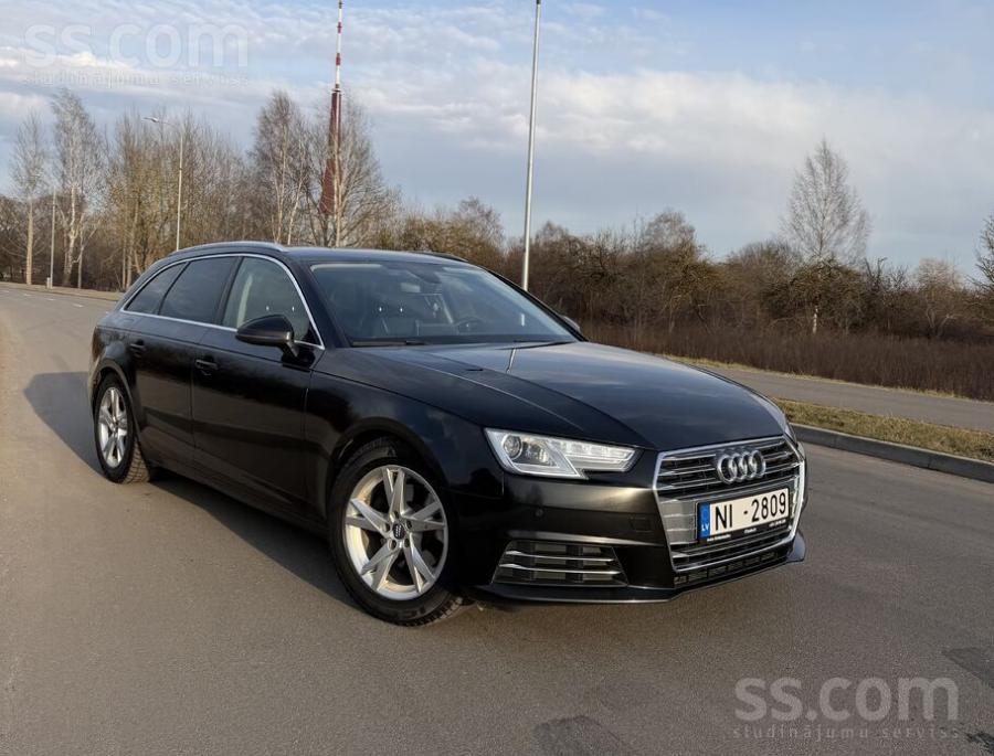 Black Audi A4 2016 in Riga, with an engine capacity of 2.00 L and mileage of 273 thousand km for 9000 €, photo 1 on AUTOMOTO.COM.LV