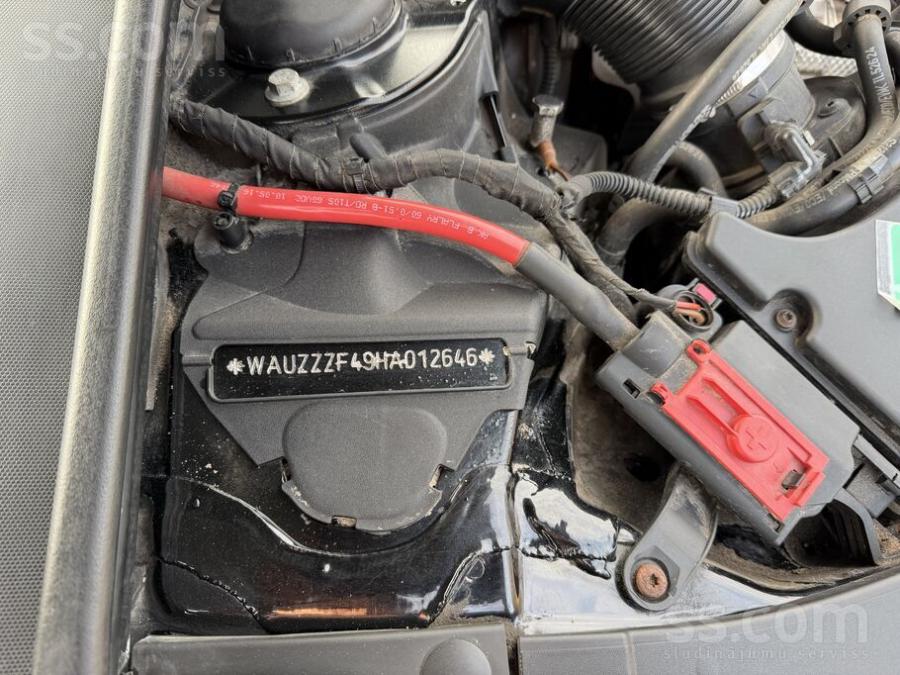 Black Audi A4 2016 in Riga, with an engine capacity of 2.00 L and mileage of 273 thousand km for 9000 €, photo 18 on AUTOMOTO.COM.LV